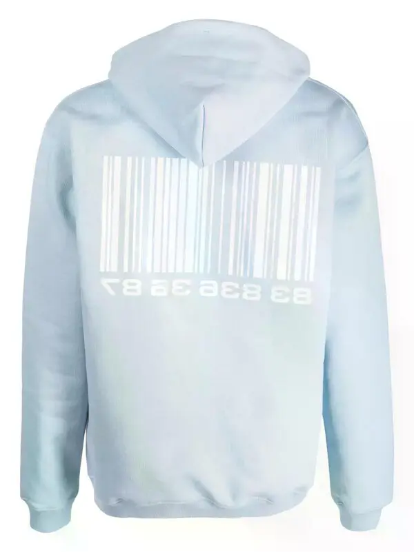 VTMNTS Big Barcode Cotton-blend Hoodie