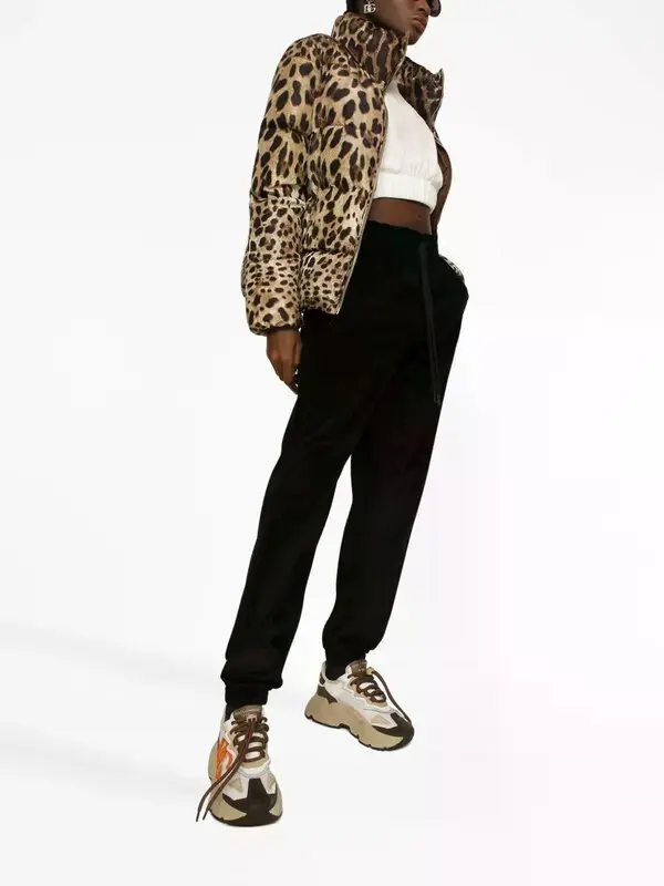 Dolce & Gabbana Leopard-print Padded Jacket