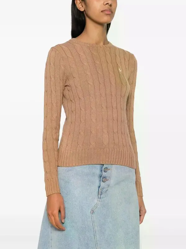Polo Ralph Lauren Polo-pony Motif Cotton Jumper - Brown