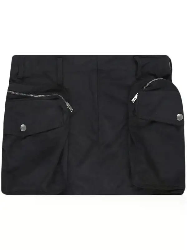 Stella McCartney Utilitarian Cargo-pocket Miniskirt - Black