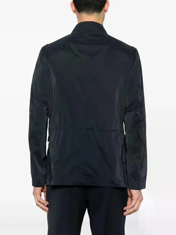 MONTECORE Classic-collar Shirt Jacket - Blue