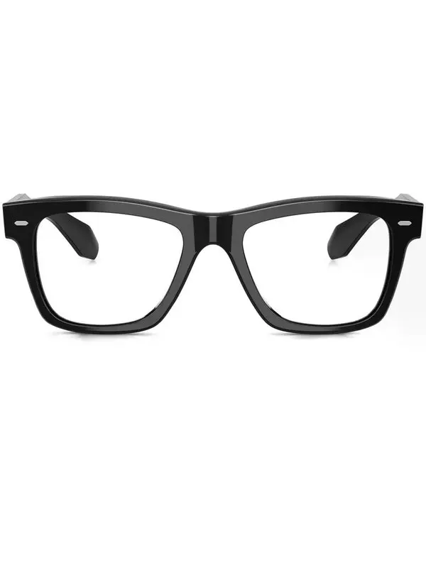 Oliver Spencer N04 Square Frame Glasses - Black