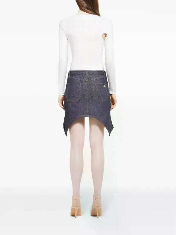 COURREGES Asymmetric Mini Skirt