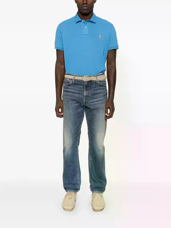 Polo Ralph Lauren Embroidered Polo Shirt - Blue