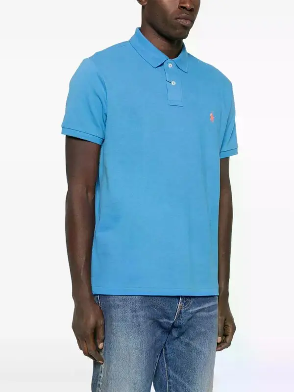 Polo Ralph Lauren Embroidered Polo Shirt - Blue