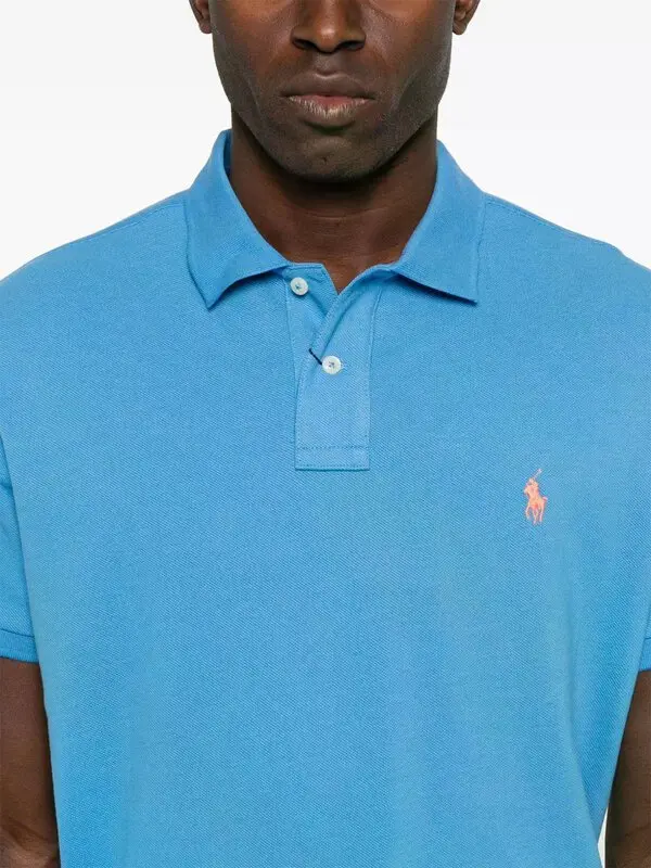 Polo Ralph Lauren Embroidered Polo Shirt - Blue