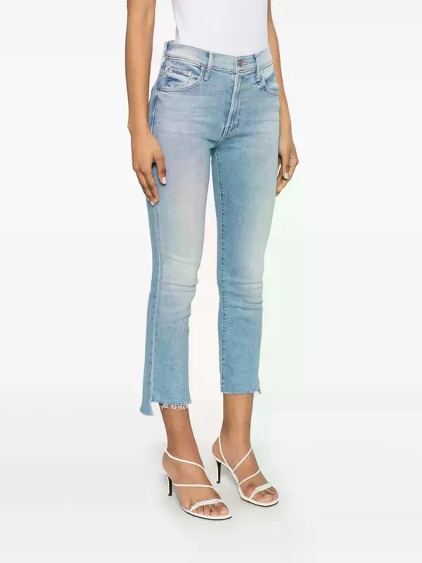 MOTHER The Insider Crop Step Fray Jeans