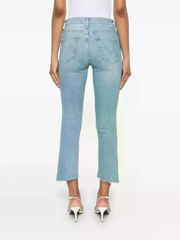 MOTHER The Insider Crop Step Fray Jeans