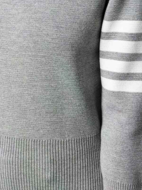 Thom Browne 4-bar Milano Stitch Jumper - Grey