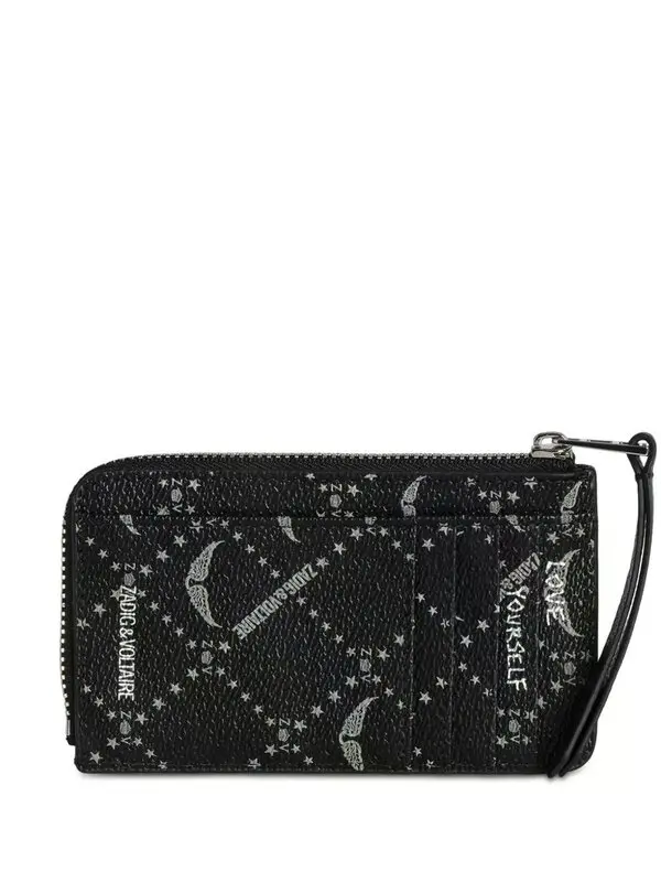 Zadig&Voltaire Zv Monogram Card Holder - Black