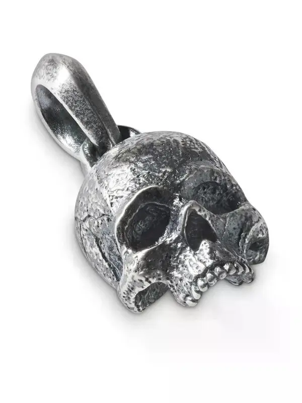 David Yurman Sterling Memento Mori Skull Amulet