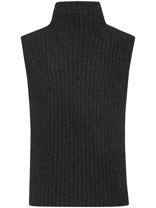THE ROW Ilena Knitted Vest - Grey
