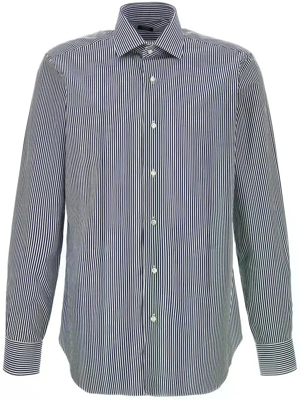 BARBA NAPOLI Striped Shirt