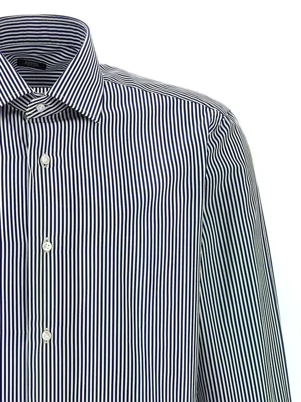 BARBA NAPOLI Striped Shirt