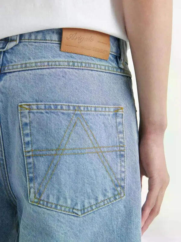 Axel Arigato Zine Jeans In Washed Denim