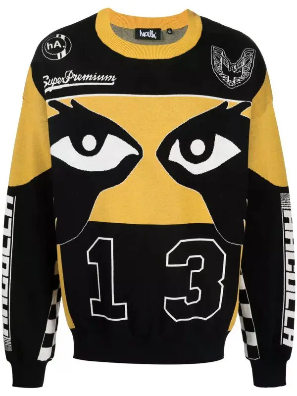 HACULLA. Intarsia-knit Jumper - Black