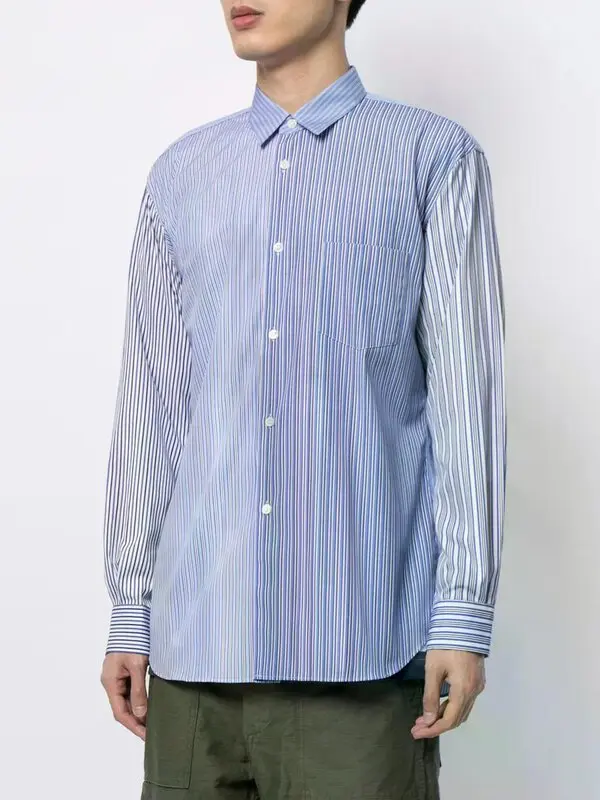 Comme Des Garçons Mix Striped Shirt