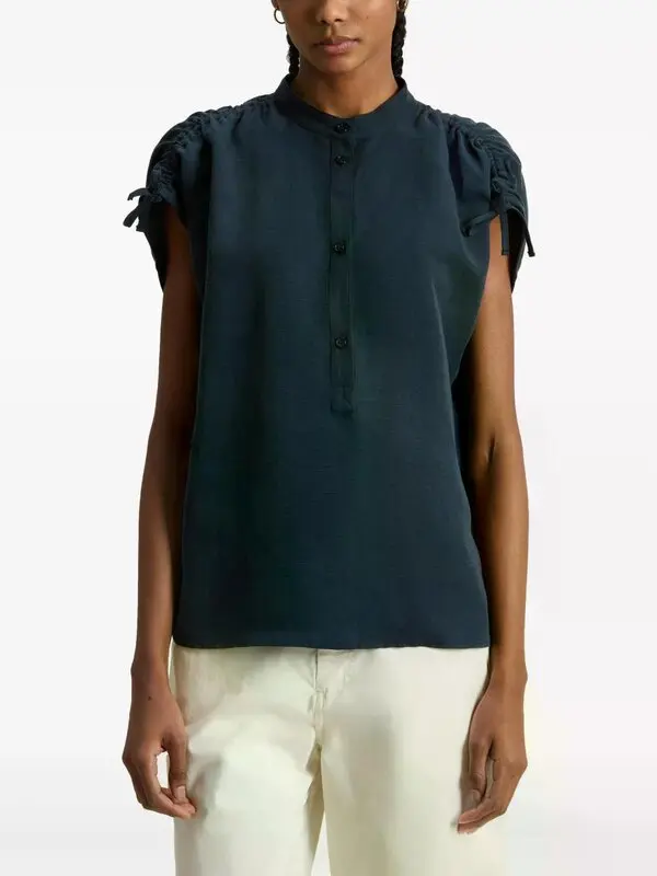 Woolrich Linen Blouse - Blue