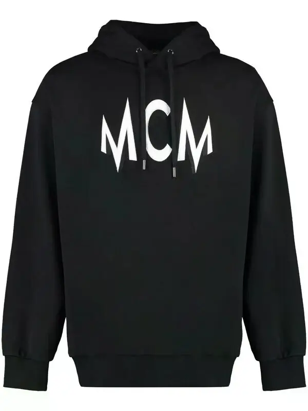 Mcm Intarsia-logo Hoodie