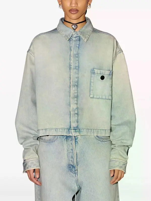 AMBUSH Logo-appliqué Denim Jacket