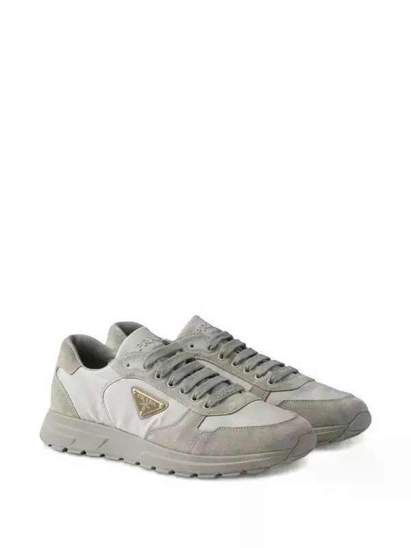 Prada Re-nylon And Suede Sneakers