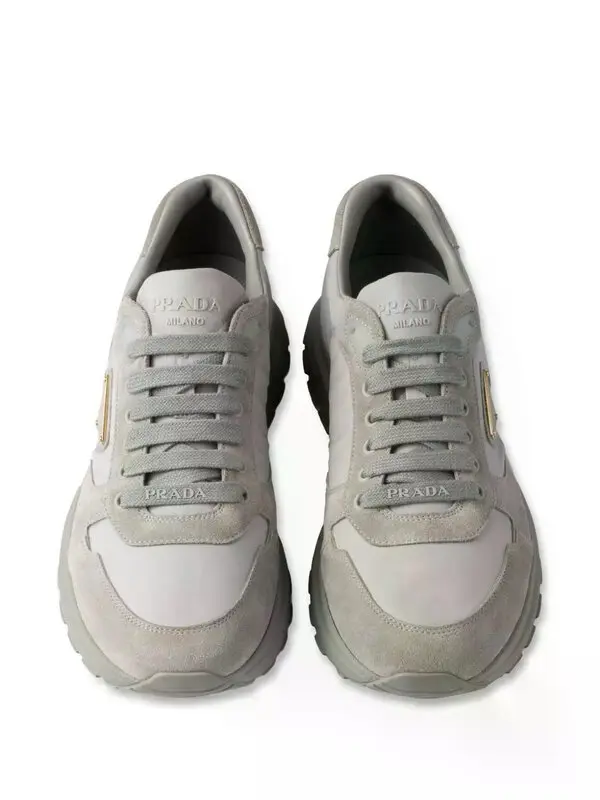 Prada Re-nylon And Suede Sneakers