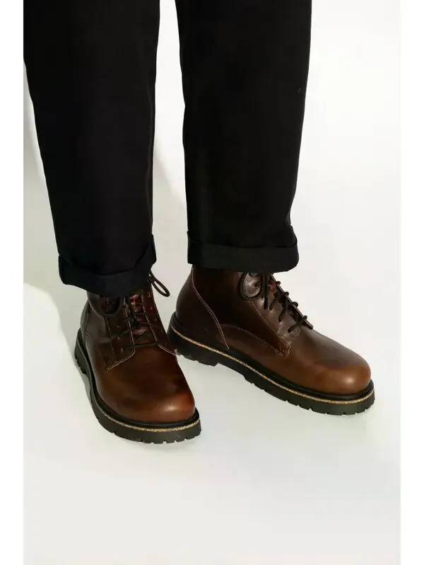 BIRKENSTOCK Highwood Leather Lace-up Boots