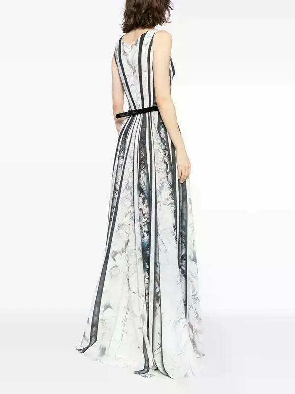 SAIID KOBEISY Graphic-print Gown