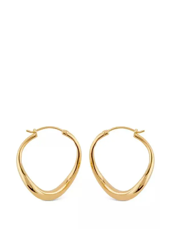DINNY HALL Wave Hoop Earrings - Gold