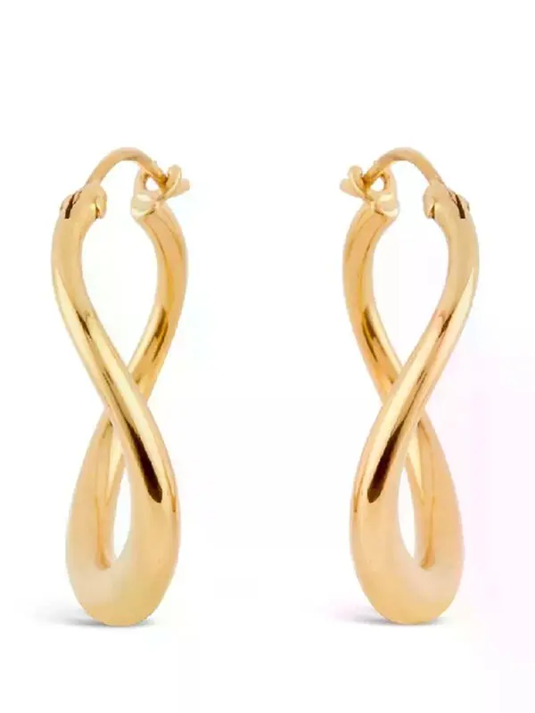 DINNY HALL Wave Hoop Earrings - Gold