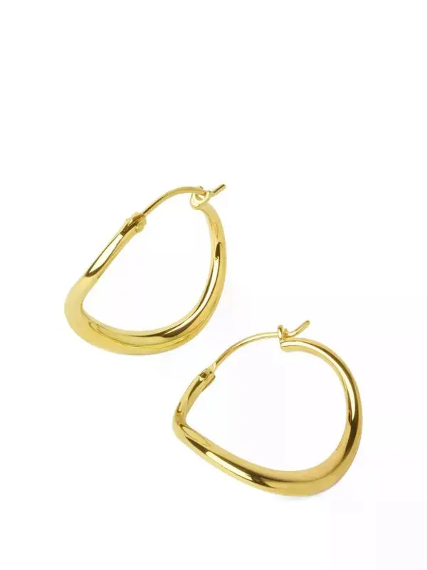 DINNY HALL Wave Hoop Earrings - Gold