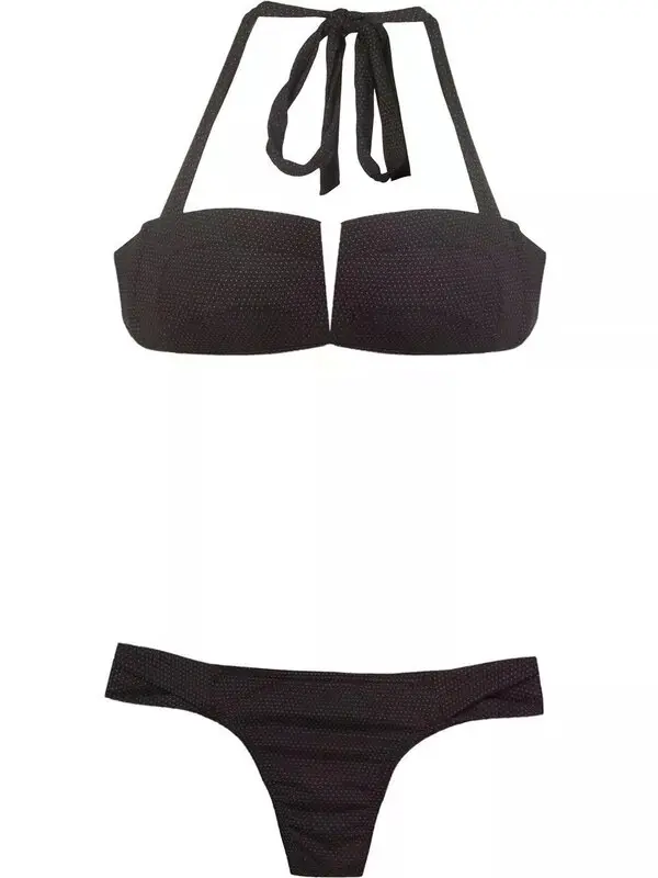AMIR SLAMA Two-piece Swimsuit - Black