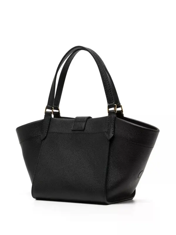 TOM FORD Tara Leather Tote Bag - Black