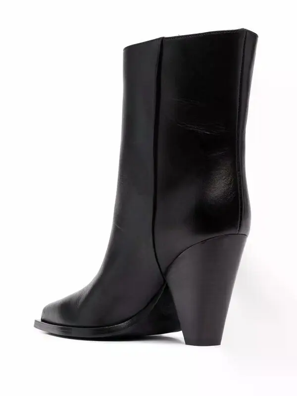 SCAROSSO Emily Leather 9mm Boots