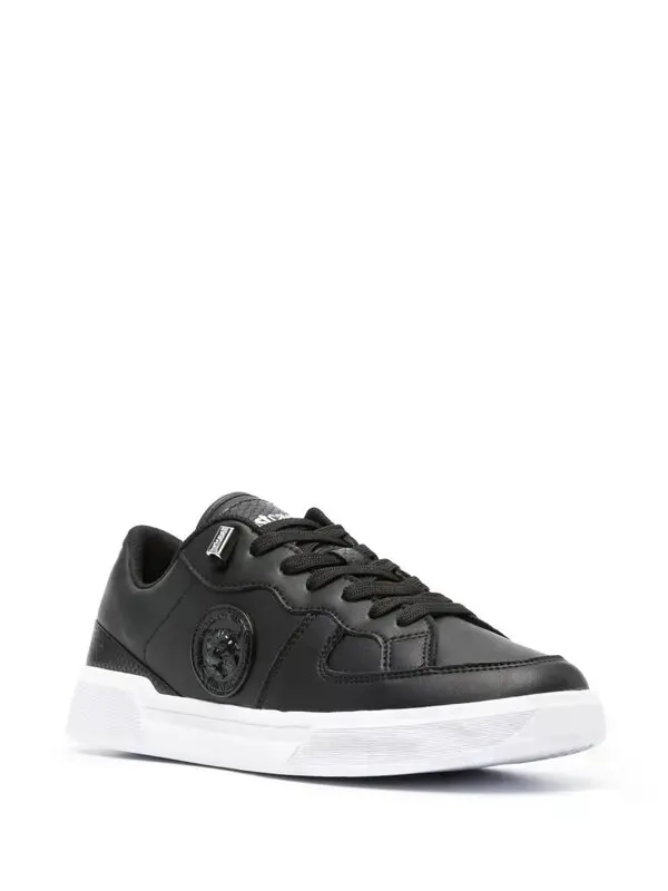 Just Cavalli Logo-patch Leather Sneakers