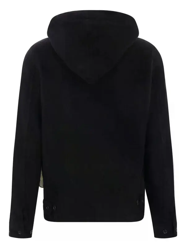 Comme Des Garçons Flap-pocket Hoodie