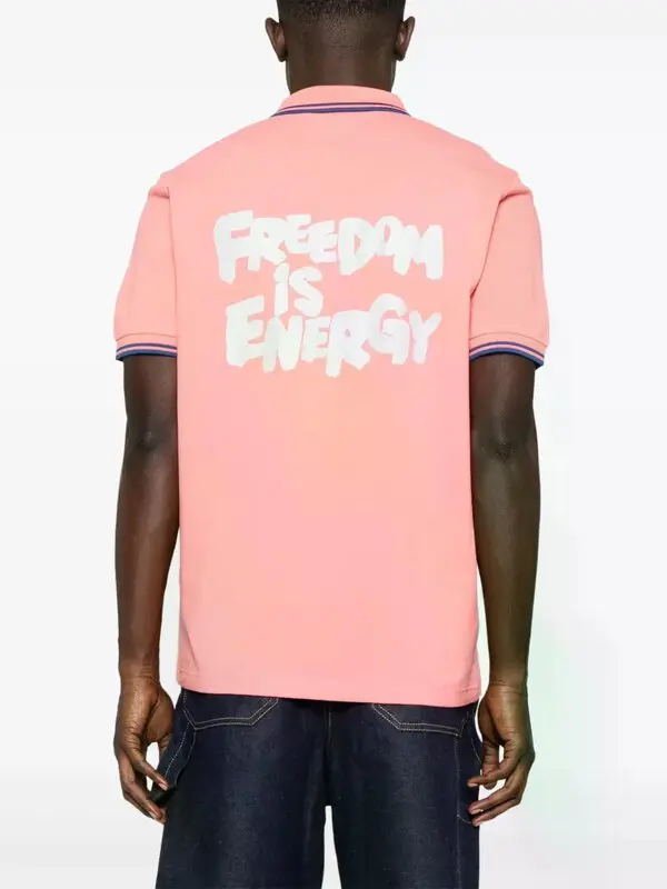 Comme Des Garçons X Fred Perry Logo-embroidered Polo Shirt