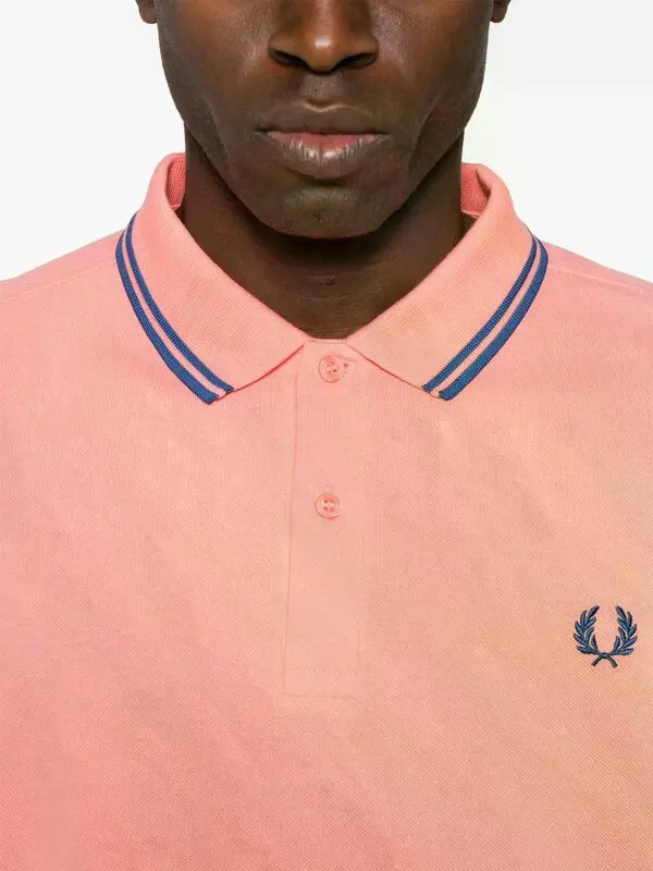 Comme Des Garçons X Fred Perry Logo-embroidered Polo Shirt