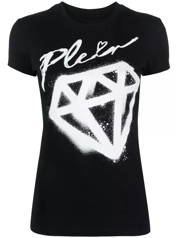 Philipp Plein Graffiti Logo-print T-shirt