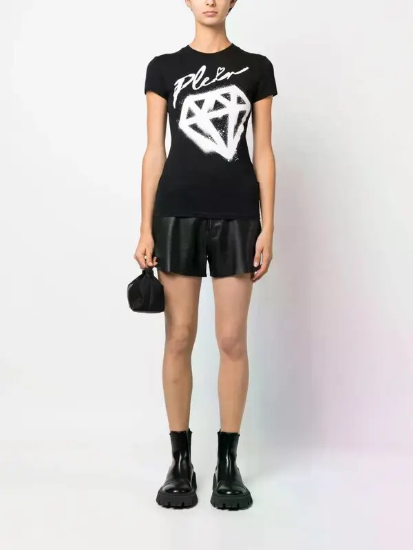 Philipp Plein Graffiti Logo-print T-shirt