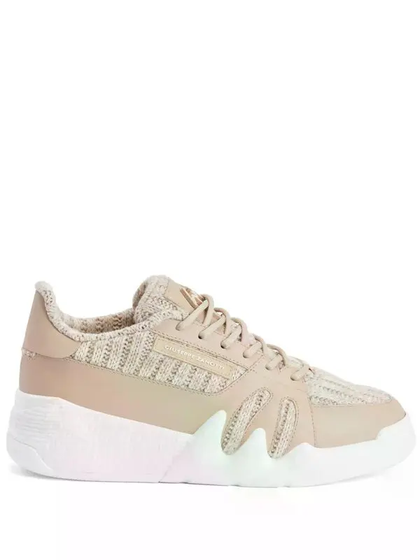 GIUSEPPE ZANOTTI Talon Lace-up Sneakers - Neutrals