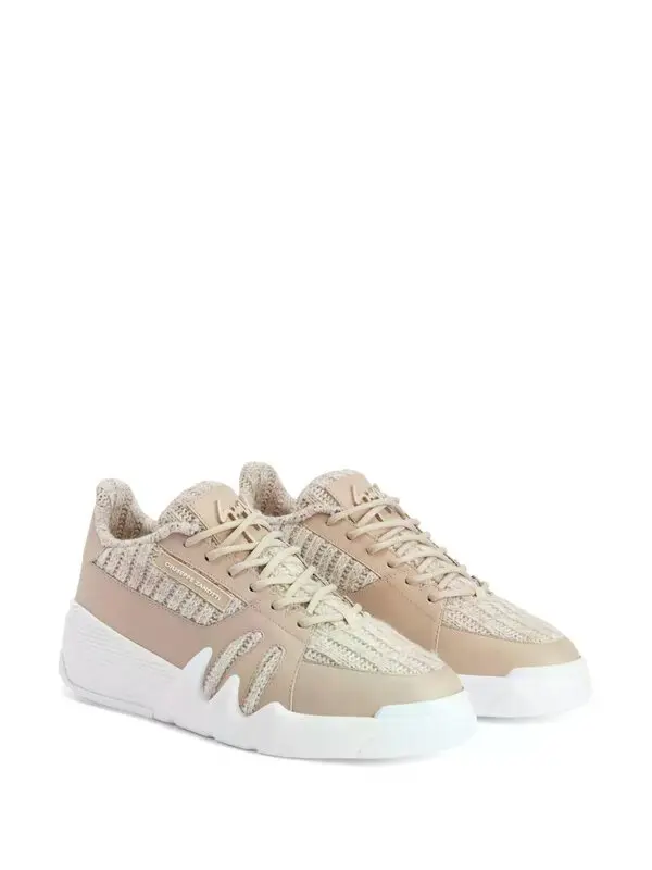 GIUSEPPE ZANOTTI Talon Lace-up Sneakers - Neutrals