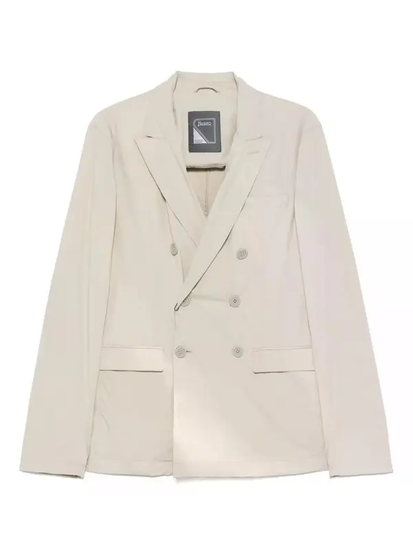 Herno Double-breasted Blazer - Neutrals