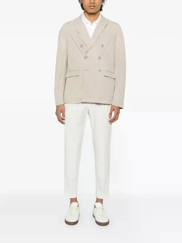 Herno Double-breasted Blazer - Neutrals