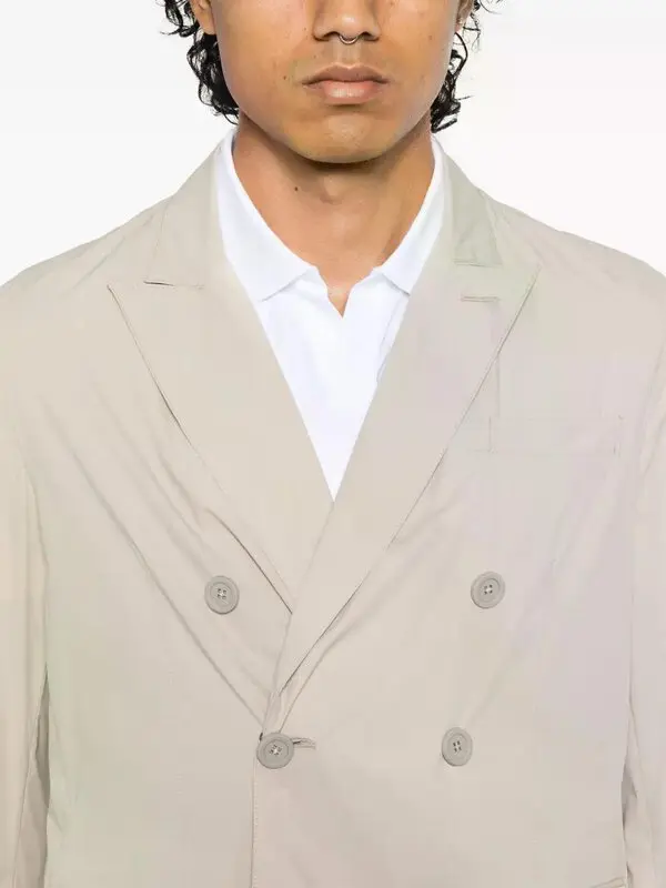 Herno Double-breasted Blazer - Neutrals