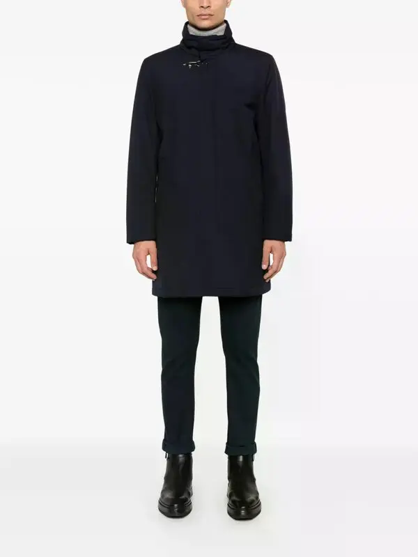 FAY Gancini-buckle Coat