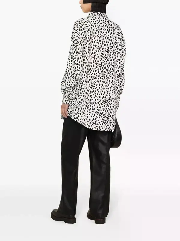 Moschino Dalmatian-print Shirt Jacket