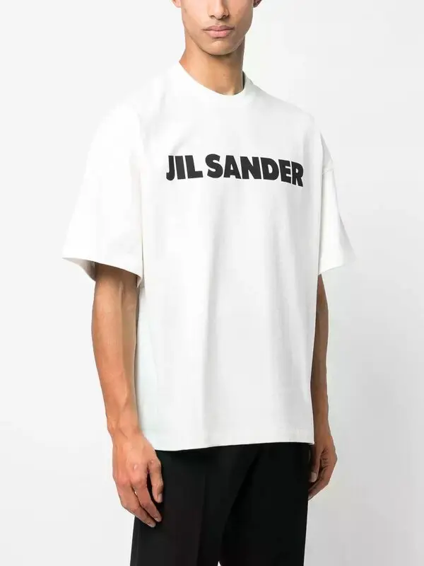 JIL SANDER Logo-print Cotton T-shirt - White