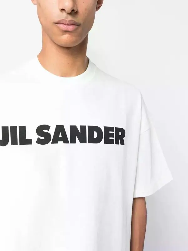 JIL SANDER Logo-print Cotton T-shirt - White