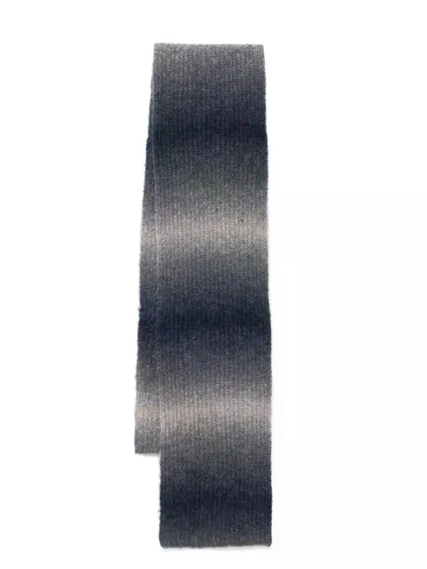 Études Studio Gradient-effect Scarf - Blue